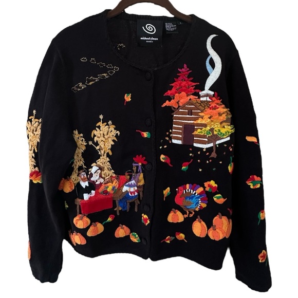 Michael Simon | Sweaters | Michael Simon Thanksgiving Pumpkin Turkey ...